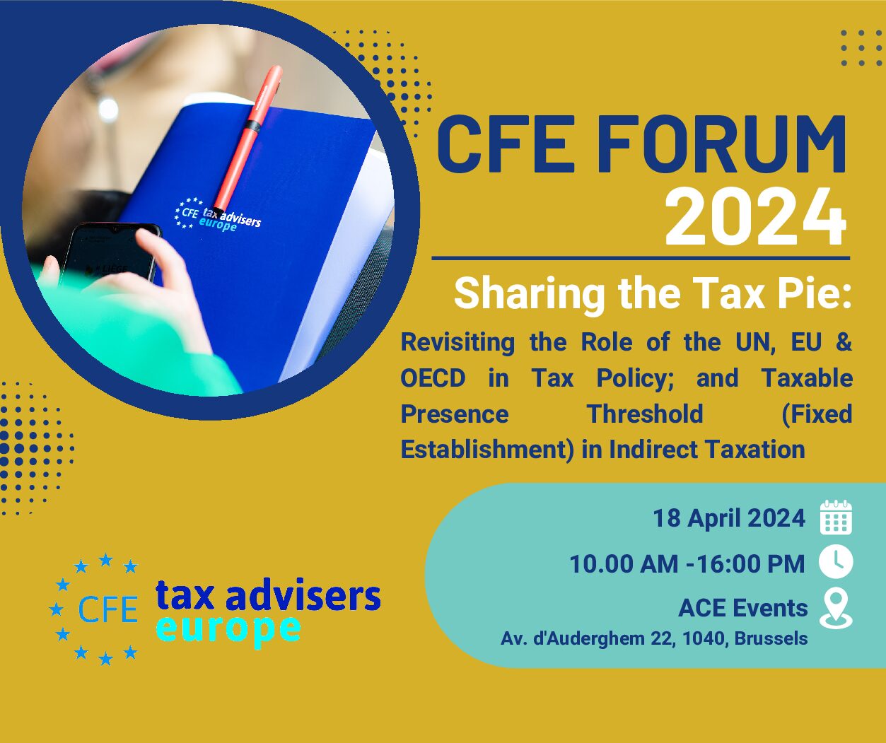 CFE Forum 2024: Razprava o prihodnjih usmeritvah v davčni politiki ...